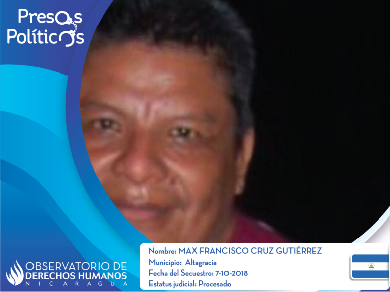 Max Francisco Cruz Gutiérrez – Observatorio de Derechos Humanos